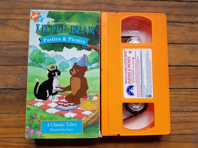 LITTLE BEAR PARTIES and Picnics VHS NICK JR NICKELODEON MAURICE SENDAK ...