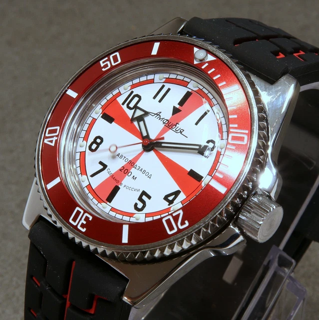 VOSTOK AMPHIBIAN, AMPHIBIA Russian 'Radio Room' Watch, New, Boxed, UK ...