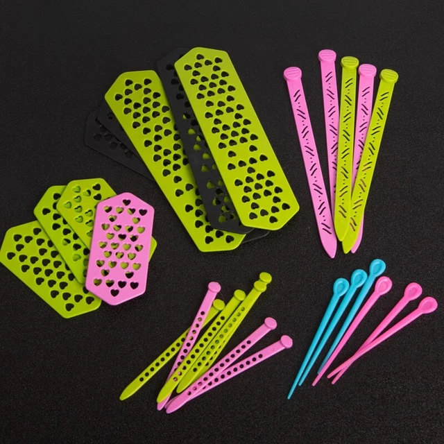 PROFESSIONAL PERM PIN Pad Needle Base Plate Hairstyle Fixing Tools DIY ...