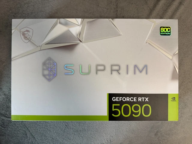 MSI GEFORCE RTX 5090 32G SUPRIM SOC NEU OVP | Händler EUR 4.399,00 ...