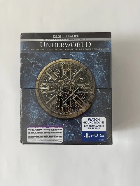 UNDERWORLD LIMITED EDITION 5-Movie Collection 4K UHD (Brand New Sealed ...