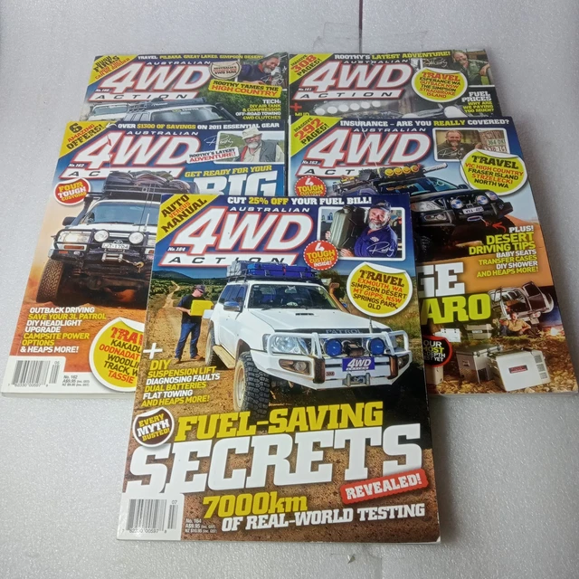 5 X 4WD Action Magazines Travel Australia Guides Destinations Mixed Lot $24.89 - PicClick AU