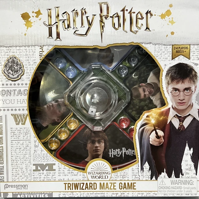 PRESSMAN HARRY POTTER Triwizard Maze Game - Classic Pop 'N' Race Play n ...