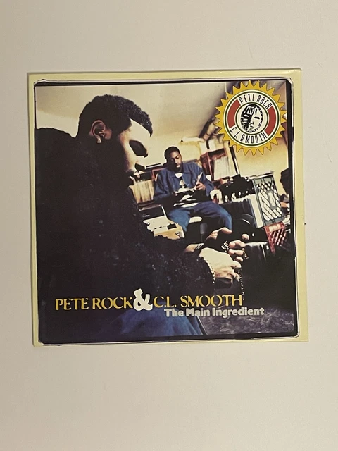 PETE ROCK & CL SMOOTH - MAIN INGREDIENT 1994 Double LP £26.72 - PicClick UK