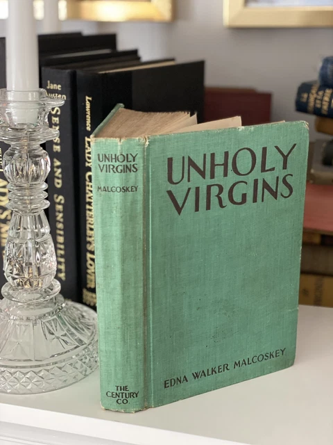RARE 1ST ED. HB Book UNHOLY VIRGINS by Malcoskey 1929 Debutante 1st ...