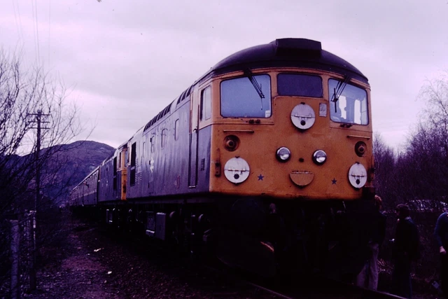 BRITISH RAIL BR Diesel Loco Railway Slide Ref 2472 £2.00 - PicClick UK