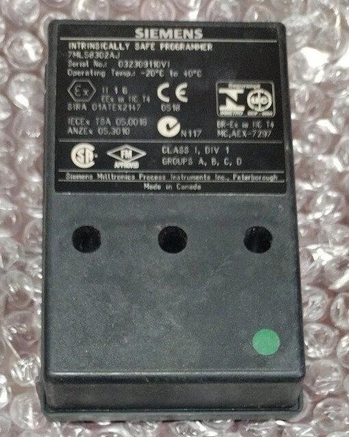 SIEMENS 7ML5830-2AJ 7ML58302AJ Intrinsically Safe Programmer -20°C to ...