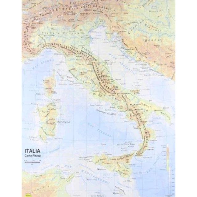 CARTINA ITALIA BELLETTI A3 Plastificata EUR 3,00 - PicClick IT