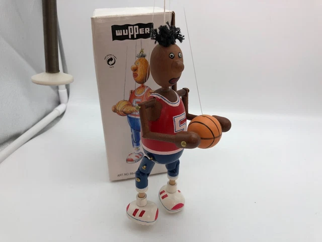 BASKETEUR WUPPER ⭐️⭐️ Jouet en bois 17 cm. ⭐️⭐️ Ovp, article... EUR 17 ...