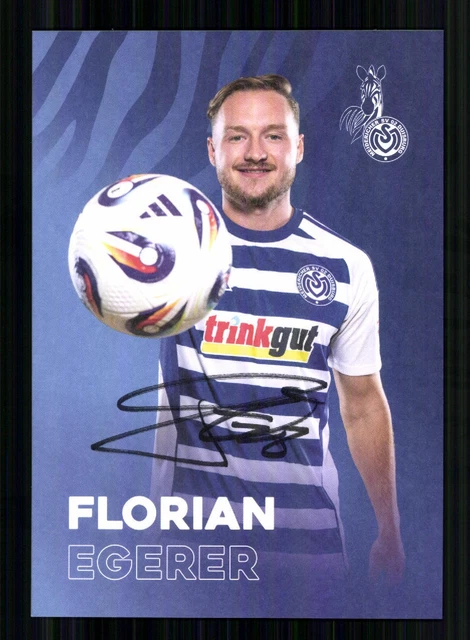 FLORIAN EGERER AUTOGRAMMKARTE MSV Duisburg 2025-26 Original Signiert ...