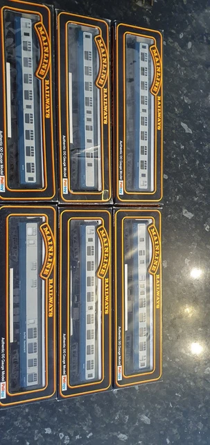 6 X MAINLINE British Rail Blue Coaches 00 Gauge £52.68 - PicClick UK