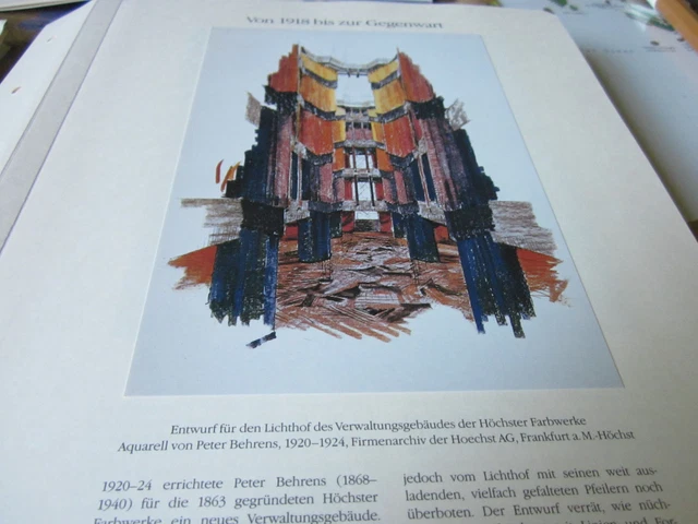 FRANKFURT ARCHIV F5 bis heute 5004 Entwurf Verrwaltungsgebäude Höchst ...