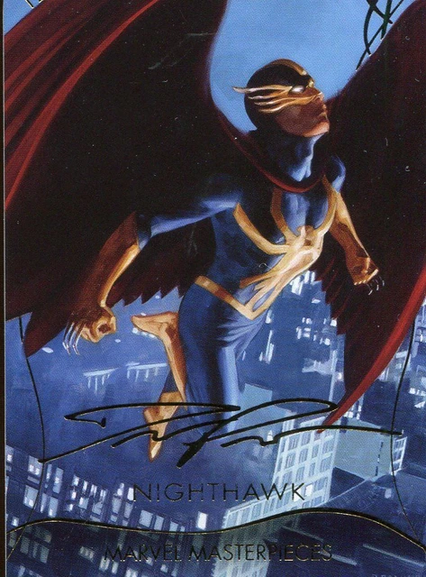CARTE DE BASE en feuille d'or Marvel Masterpieces 2020 #3 Nighthawk EUR ...