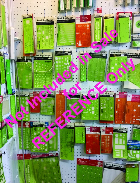 BEROL RAPIDESIGN R-31 Electroneer Template VINTAGE **U.S. orders ship ...