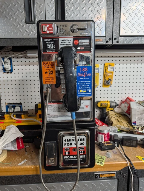 MINT!!! VINTAGE REAL payphone. CASE ONLY! £294.69 - PicClick UK