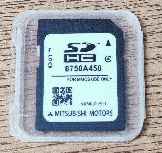 GENUINE MITSUBISHI SAT Navigation Sd Card Pajero Outlander L200 ...