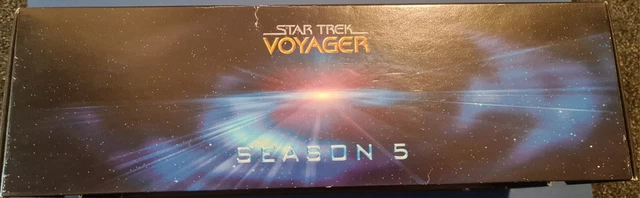 STAR TREK VOYAGER Season Five VHS Video Storage Display Box Very Rare £ ...