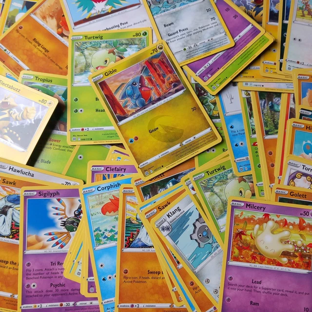 POKEMON 10X BRILLIANT Stars Common Pokemon Monster Cards 2022 TCG Card ...