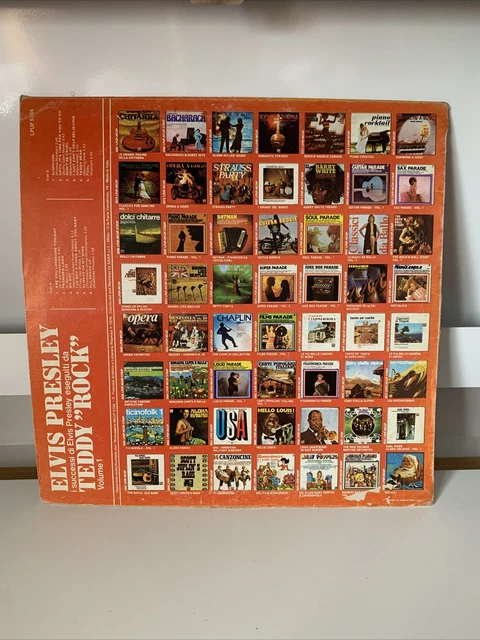 DISQUE VINYLE 33T Elvis Presley Teddy Rock 1978 RARE EUR 300,00 ...