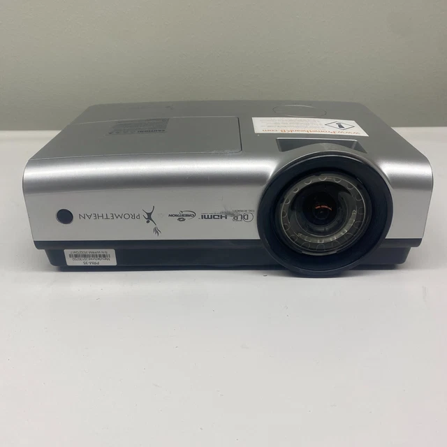 PROMETHEAN PRM-35 SHORT-THROW DLP Home Theater Projector/ W Remote 3 ...