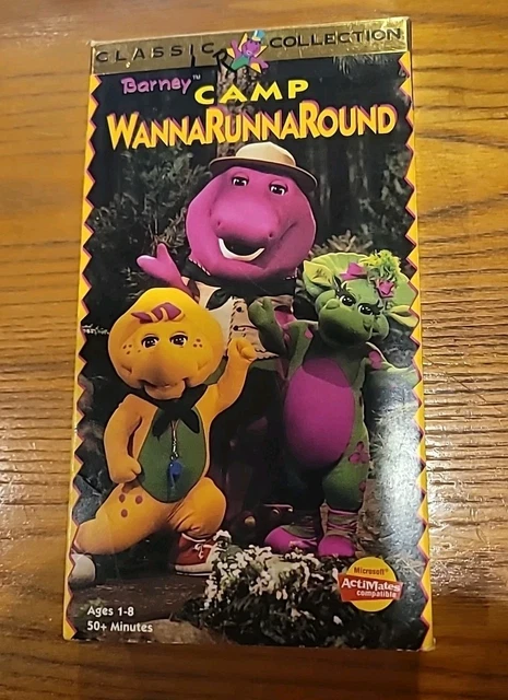 BARNEY CAMP WANNARUNNAROUND Classic Collection 1997 VHS Tape £11.37 ...