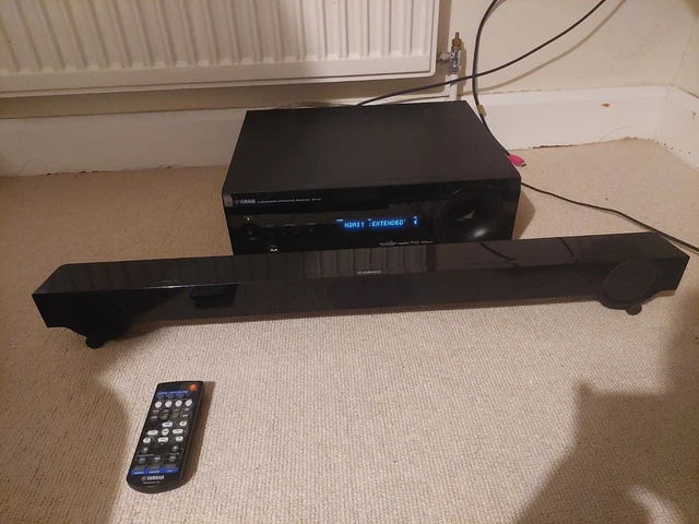 YAMAHA SR-301 SUBWOOFER With NS-BR301 Soundbar Inc Controls ...