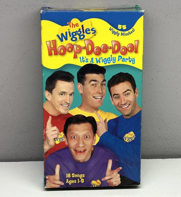 The Wiggles Hoop Dee Doo Its A Wiggly Party Vhs Tape 2006 Video Tape 6754
