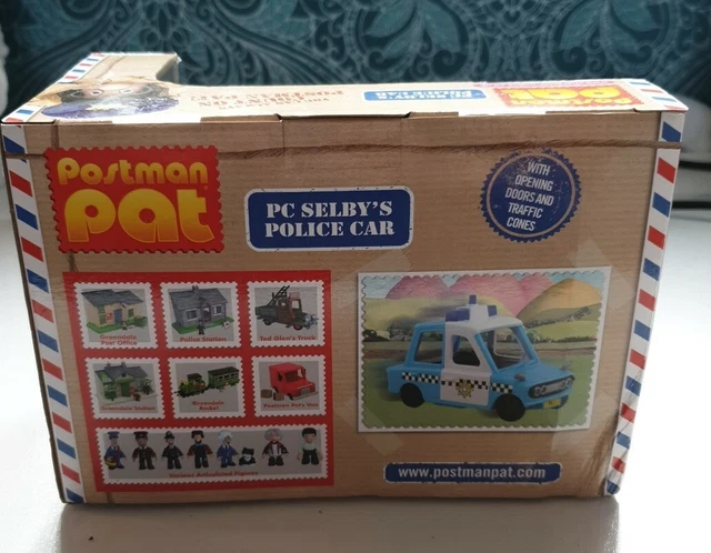 POSTMAN PAT PC Selby’s Police Car Push Along Operated Car Blue Traffic ...