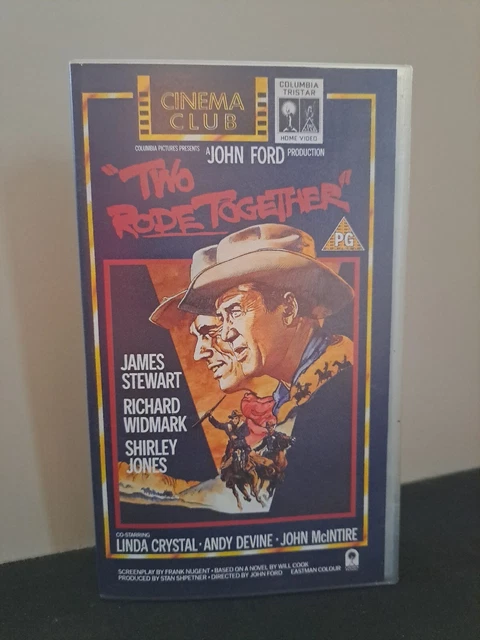 TWO RODE TOGETHER - 1961 VHS - Classic 60's Western Movie $3.42 - PicClick