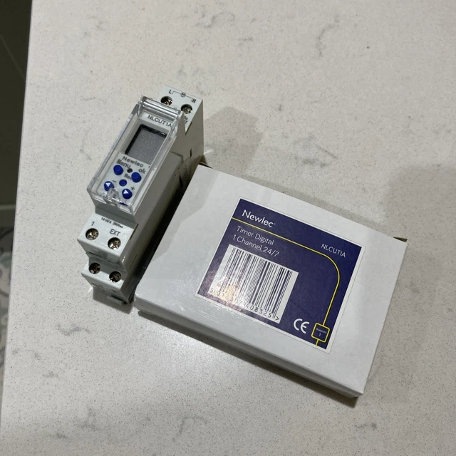 NEWLEC TIMER DIGITAL 1 Channel 24/7 NLCUTIA £6.00 - PicClick UK