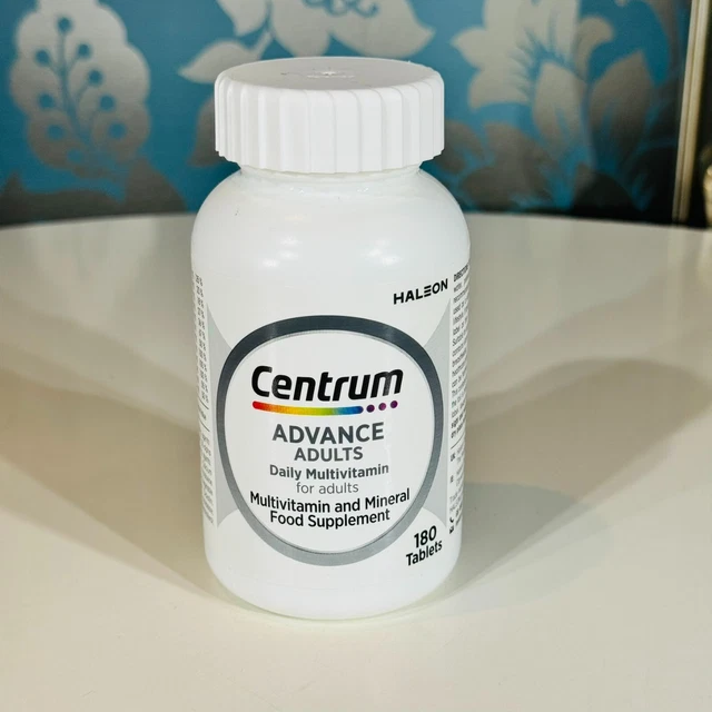 CENTRUM MULTIVITAMINS ADVANCE Adults - 180 Tablets Expiry Aug 2025 ...