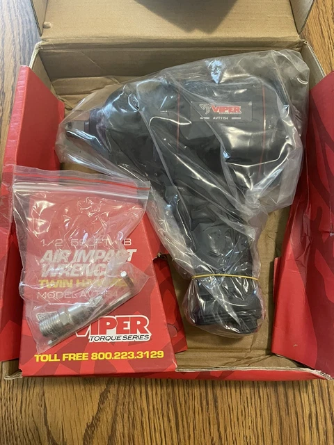 VIPER TORQUE SERIES 1/2" air impact wrench AVT1154 590ft/lb Twin Hammer ...