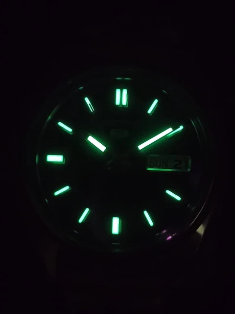 1980’S SEIKO 5 Automatic Japanese Men’s watch Ref 7S26 Glow in Dark ...