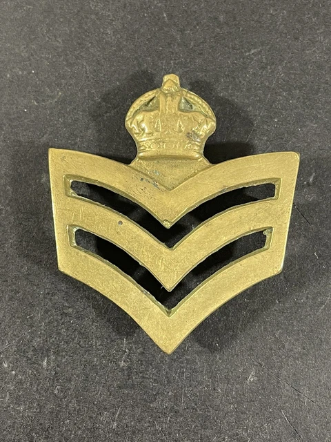 WW1 BRITISH INDIAN Army Corporal Rank Cast Arm Badge £20.00 - PicClick UK