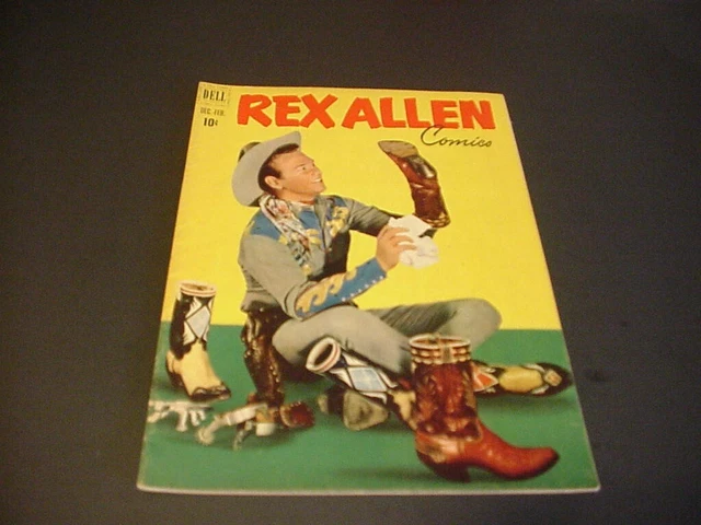 VINTAGE 1952 REX Allen Western Comic # 3 Fine + By Dell £9.75 - PicClick UK
