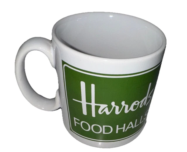 VINTAGE HARRODS KNIGHTSBRIDGE Food Halls Coffee Mug 10oz Cup England ...