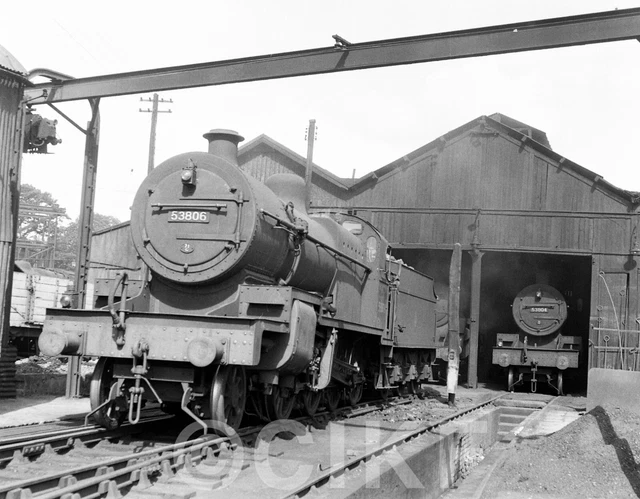 RAILWAY B/W Negative 6x4cm LMS 53806 & 53804 Bath GP 1958. £4.95 ...
