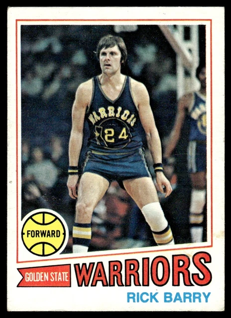 1977-78 TOPPS BASKETBALL Card Rick Barry Golden State Warriors #130 EX ...