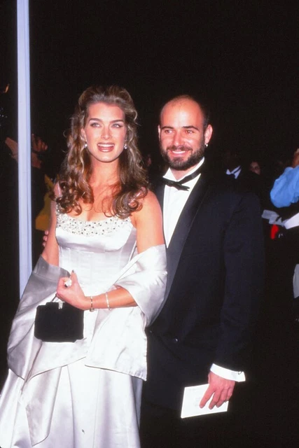 DIA BROOKE SHIELDS und Andre Agassi 1997 formato KB fotografo P13-35-1 ...