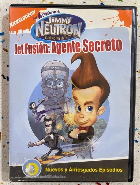JIMMY NEUTRON EL Niño Inventor Dvd Jet Fusion: Agente Secreto ...