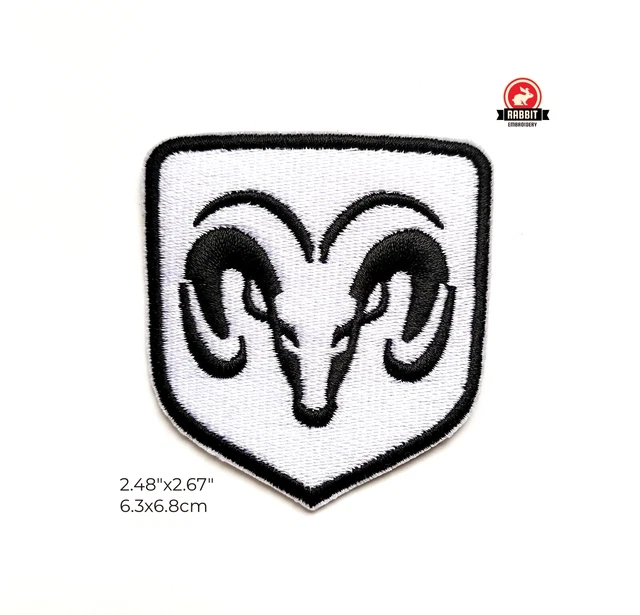 DODGE RAM BRODÉ Patch 4x4 Pickup Truck Hemi Cummins USA Fer sur blanc ...