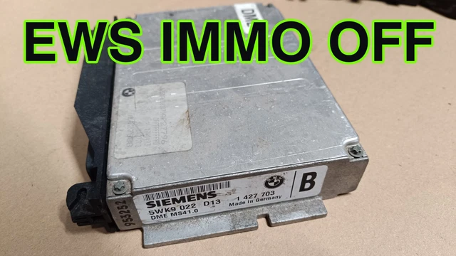 BMW E39 528I M52 M52B28 ECU DME ENGINE CONTROL UNIT MODULE 5WK9 022 ...