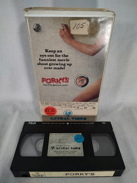 Porkys Clamshell Vhs 1981 Teen Edy Revenge Kim Cattrall Kaki Hunter Rare 4500 Picclick