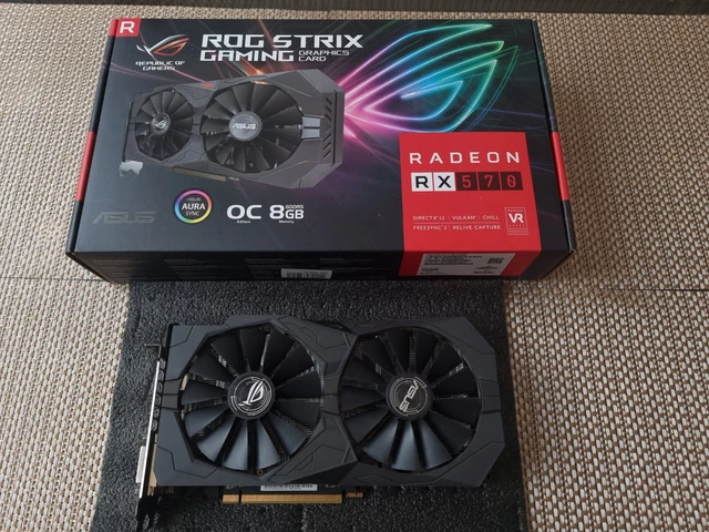 ASUS RADEON RX 570 Strix OC 8192MB GDDR5 PCI-Express Graphics Card, 8GB ...