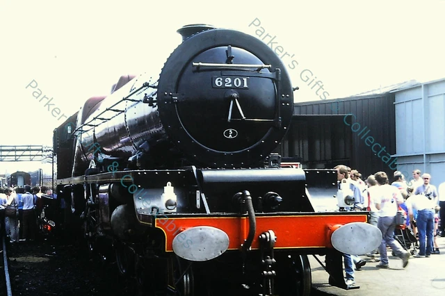 RAILWAY SLIDE TRAIN Slide 35mm Locomotive No 6201 (c18) £3.99 - PicClick UK