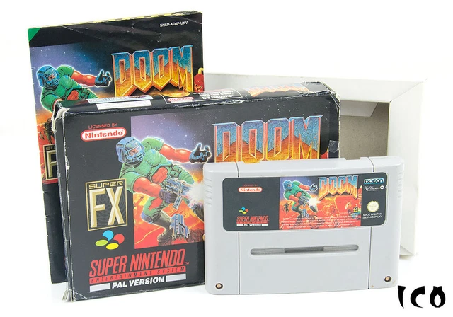 DOOM BOXED - Super Nintendo SNES Retro Game Cartridge PAL £68.30 ...