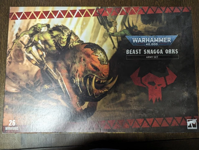 GAMES WORKSHOP WARHAMMER 40k Beast Snagga Orks Army Set SEE DESCRIPTION ...