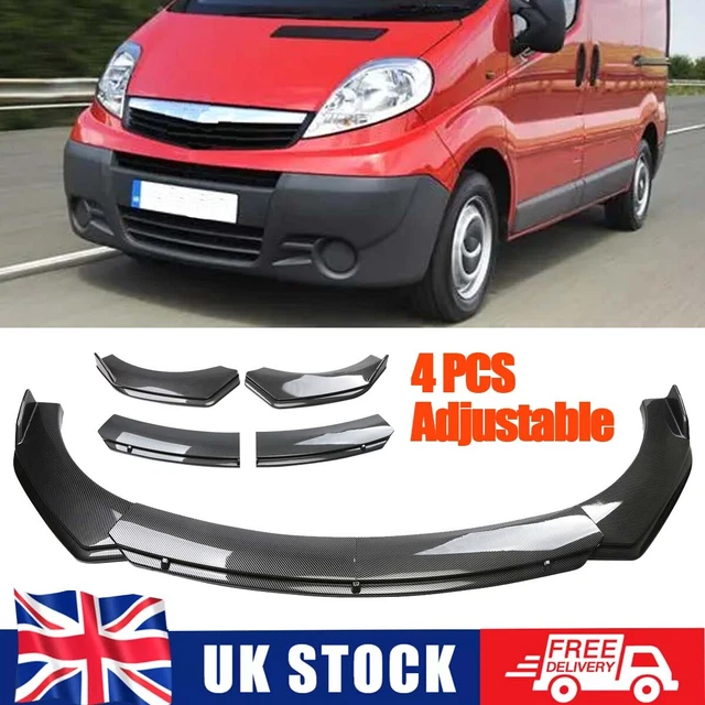 CARBON FRONT BUMPER Lip Spoiler Splitter Body Kit For Vauxhall Vivaro ...