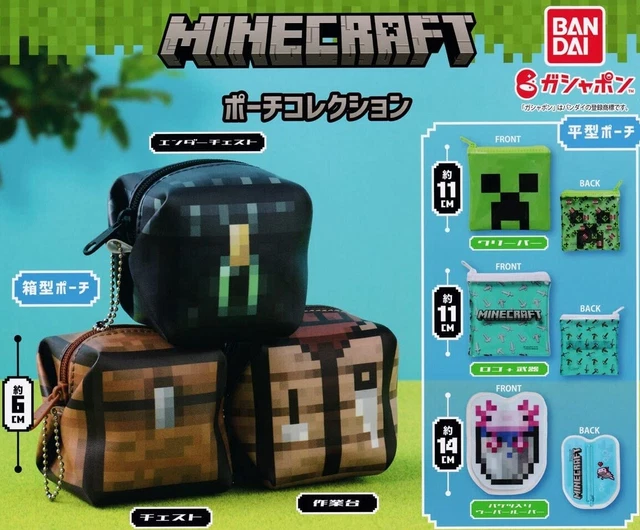 MINECRAFT MINECRAFT POUCH Collection 6Types Gacha Complete Capsule ...