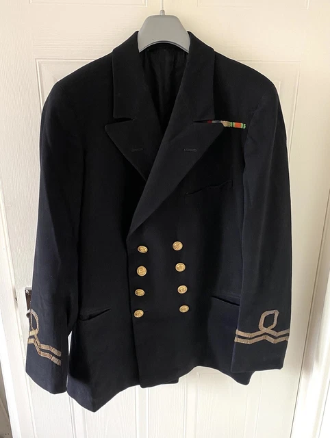 WW2 BRITISH ROYAL Navy Officers Uniform Jacket & Trousers 1943 £95.00 ...